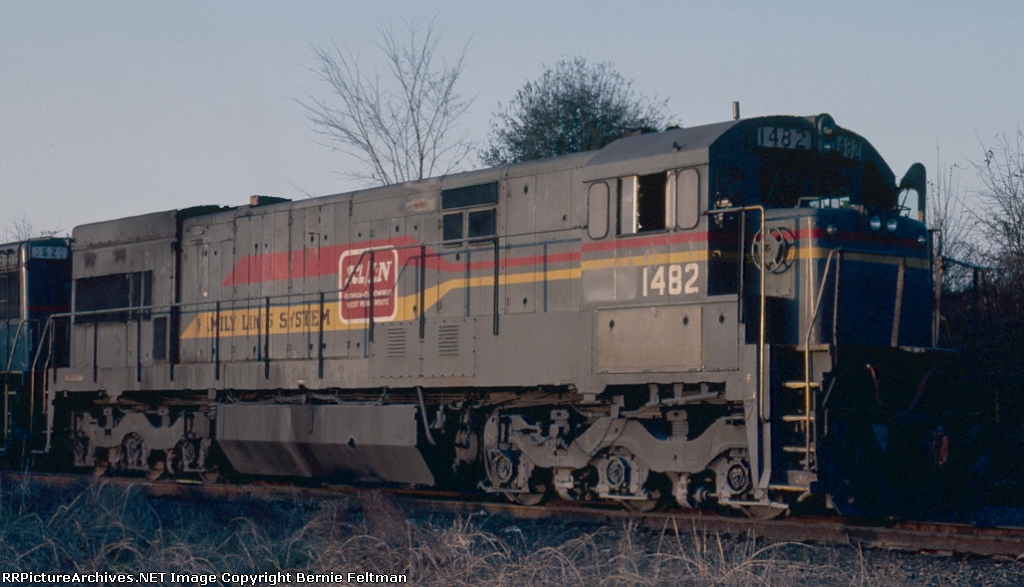 SBD U30C #1482, tied down after crew dog-lawed,